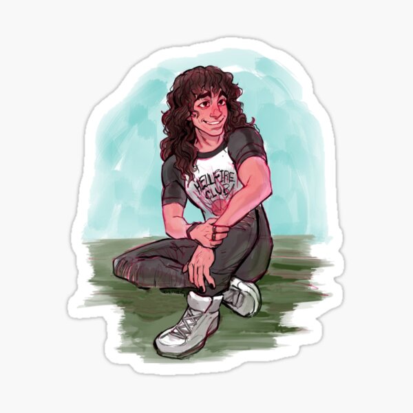 "Stranger Things Eddie Munson" Sticker for Sale by Mohitjain1994 ...
