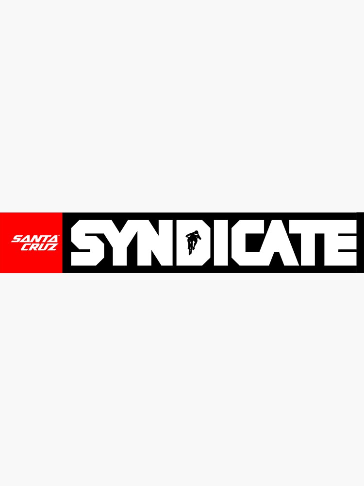 "Syndicate By Santa Cruz Sticker" Sticker for Sale by krnnvrstacy ...