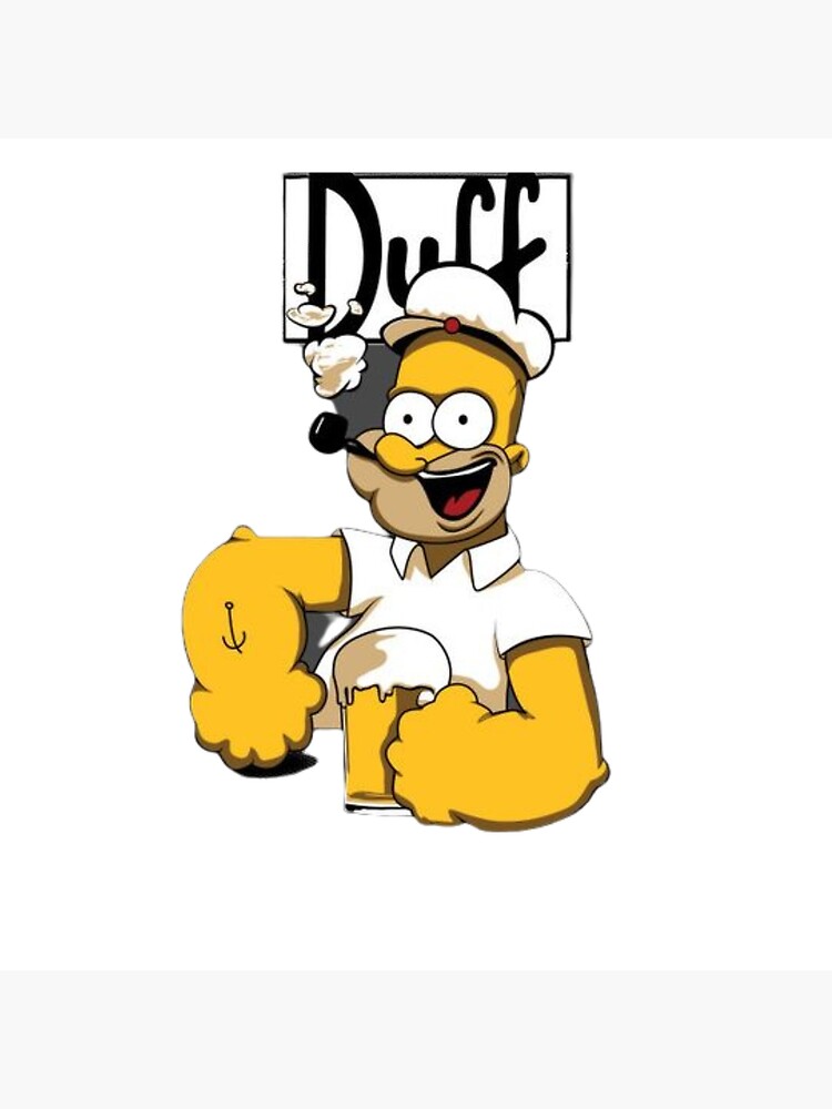 "Simpsons version of Popeye" Poster for Sale by Ken2912 | Redbubble