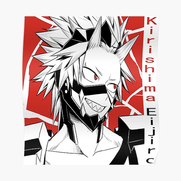 "Kirishima Eijiro" Poster for Sale by Gabreilhotanime | Redbubble