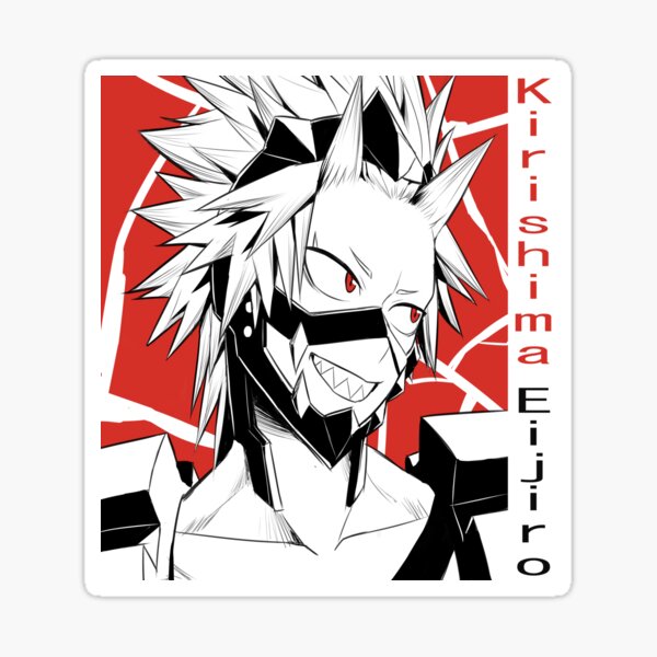 "Kirishima Eijiro" Sticker for Sale by Gabreilhotanime | Redbubble