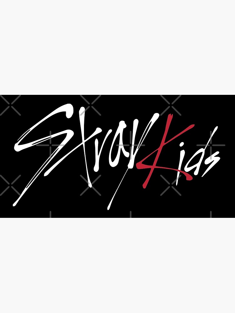 Stray Kids Logo White Desk Mats sold by Negative Snorkel | SKU 4768108 ...