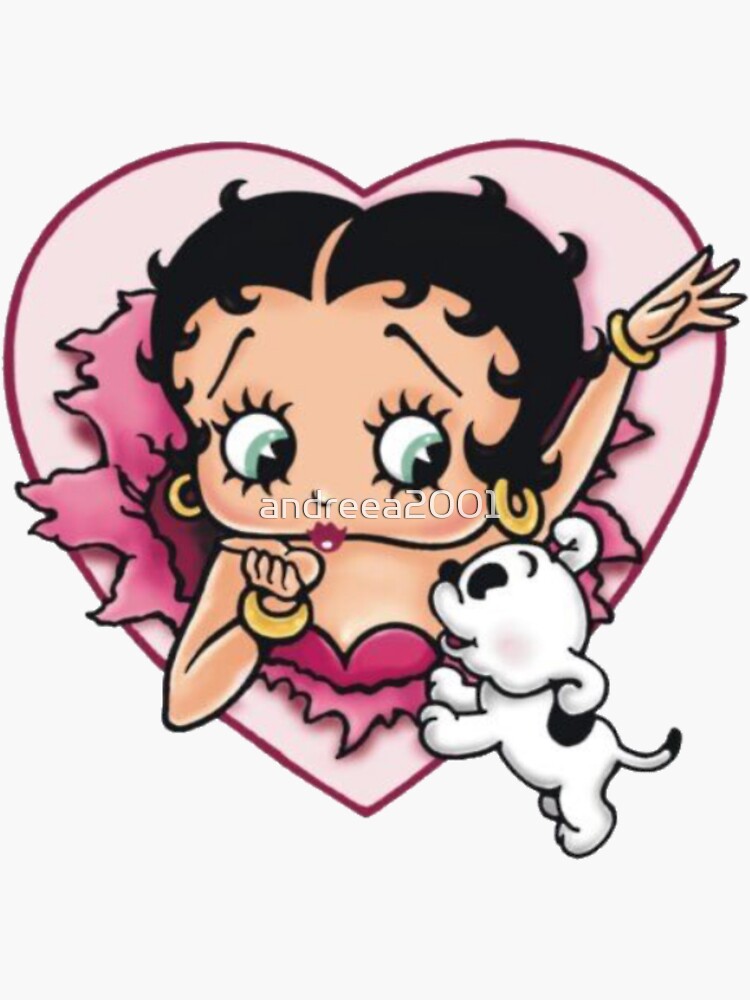 Betty Boop Sticker For Sale By Andreea2001 Redbubble