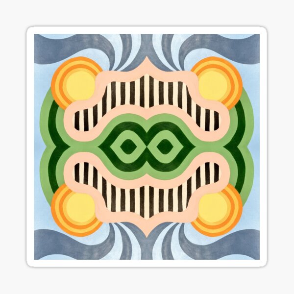 "Collage - sun & sky" Sticker for Sale by NoushsArts | Redbubble