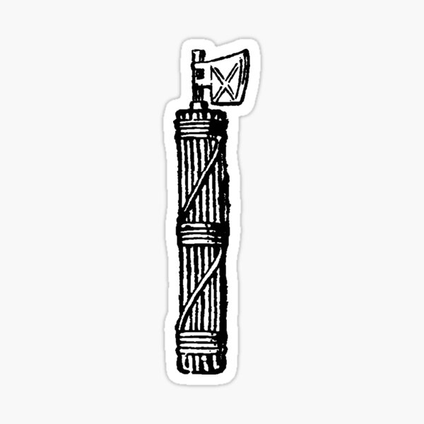 "Fasces" Sticker for Sale by internethero | Redbubble