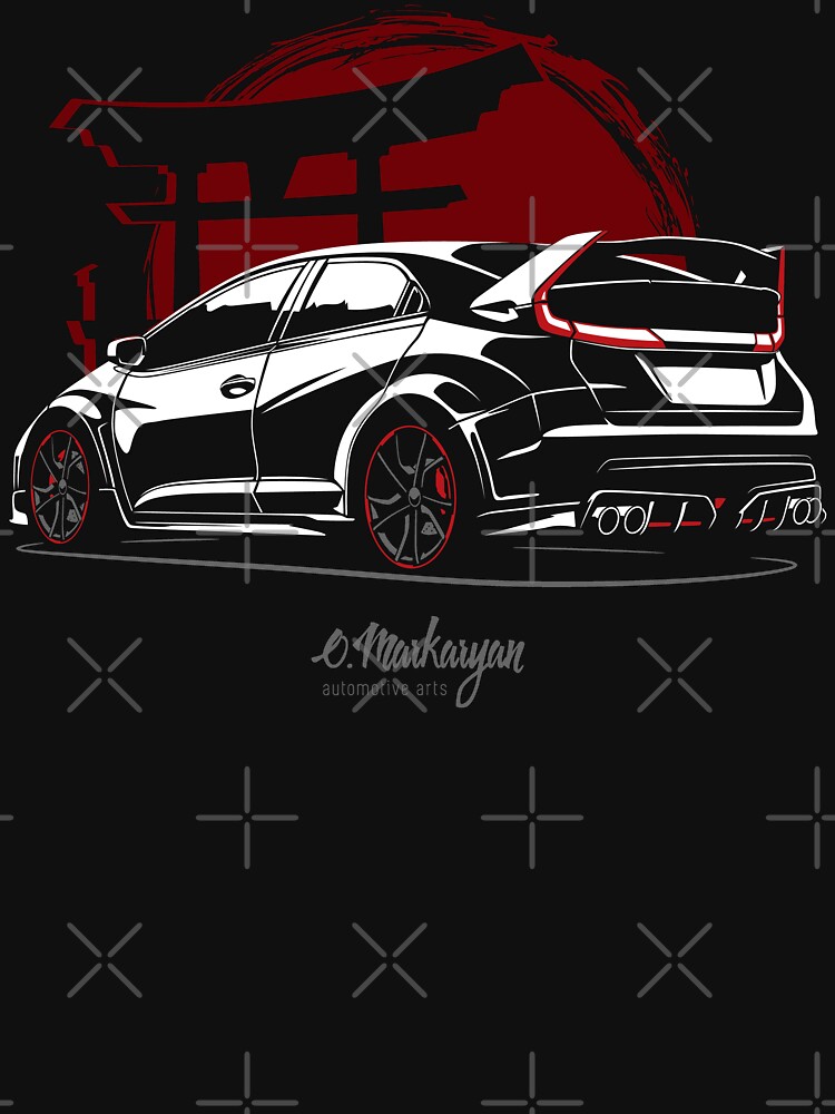 "2015 Civic Type R" Essential T-Shirt for Sale by OlegMarkaryan | Redbubble