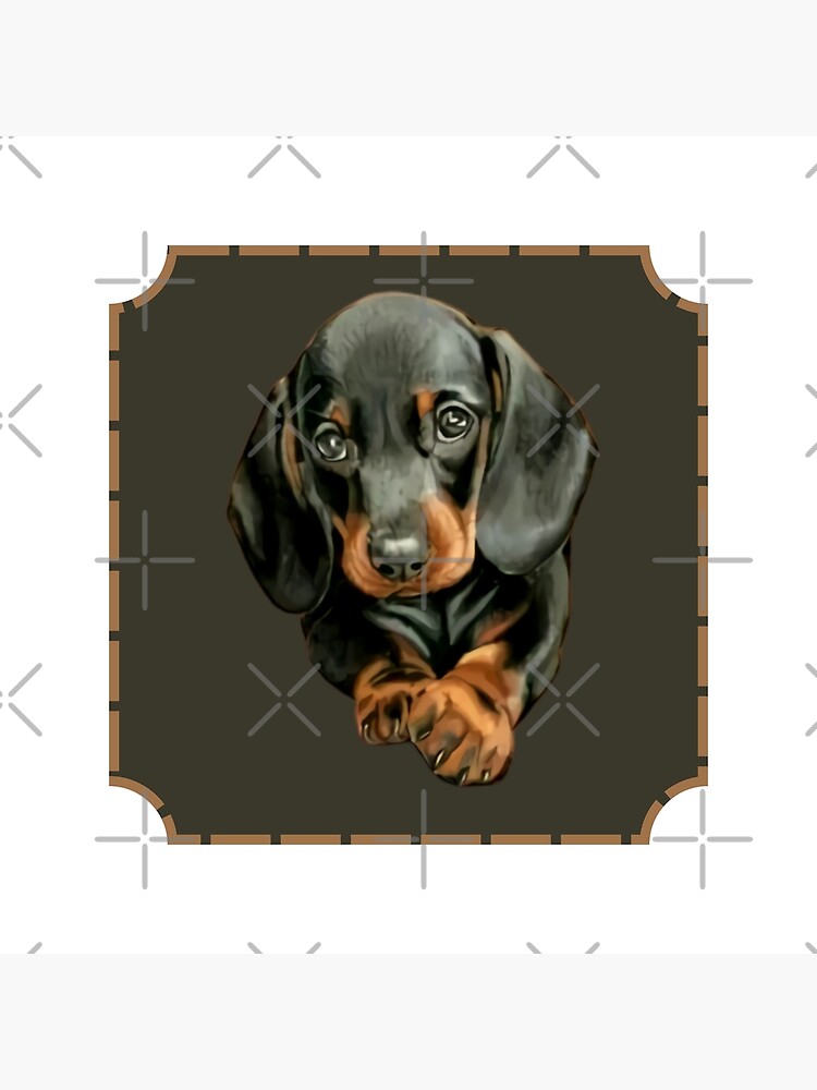 "cute guard dog" Poster for Sale by HdanRDesign | Redbubble