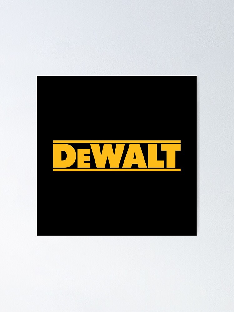 "Logo | Dewalt" Poster for Sale by RichardLatli | Redbubble