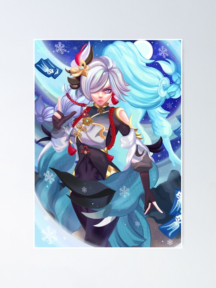 "Shenhe fan art " Poster for Sale by Toyger-Lilly | Redbubble