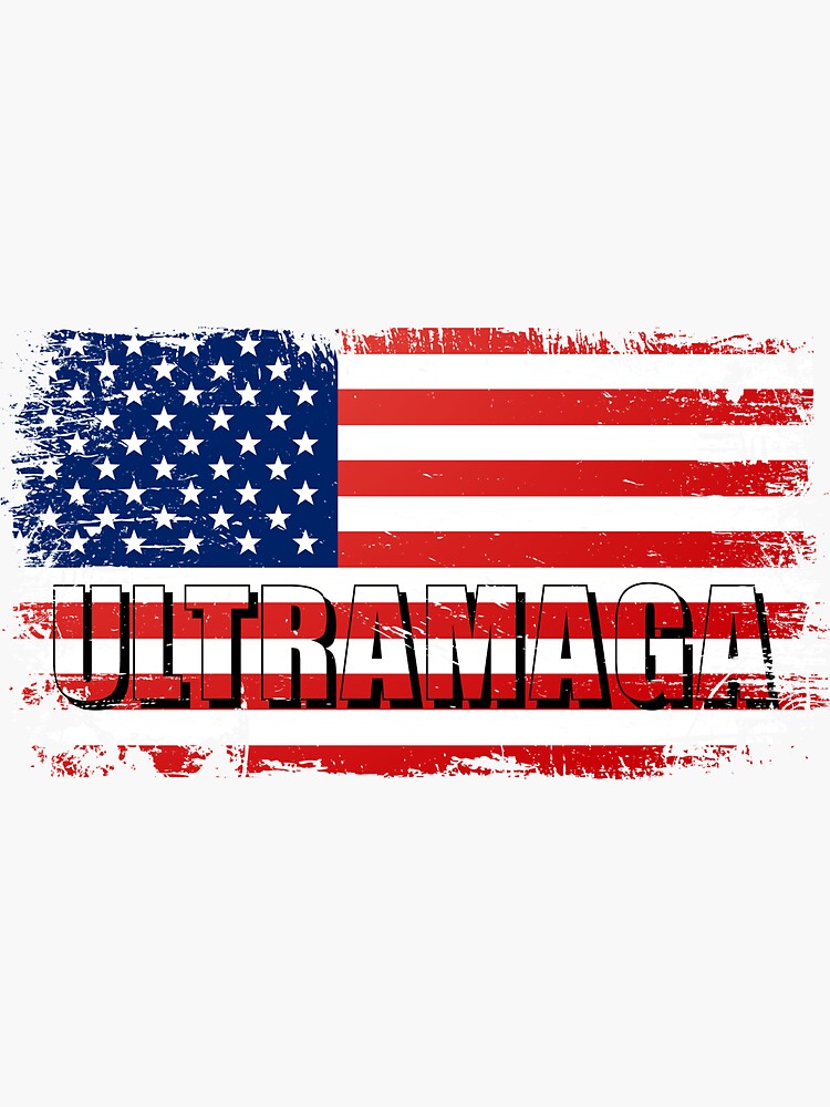 "PRO AMERICA MERCH" Sticker for Sale by magamn | Redbubble