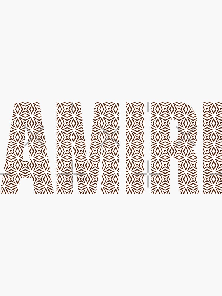 "Amiri Name Things Gift Vintage" Sticker for Sale by ideamake | Redbubble
