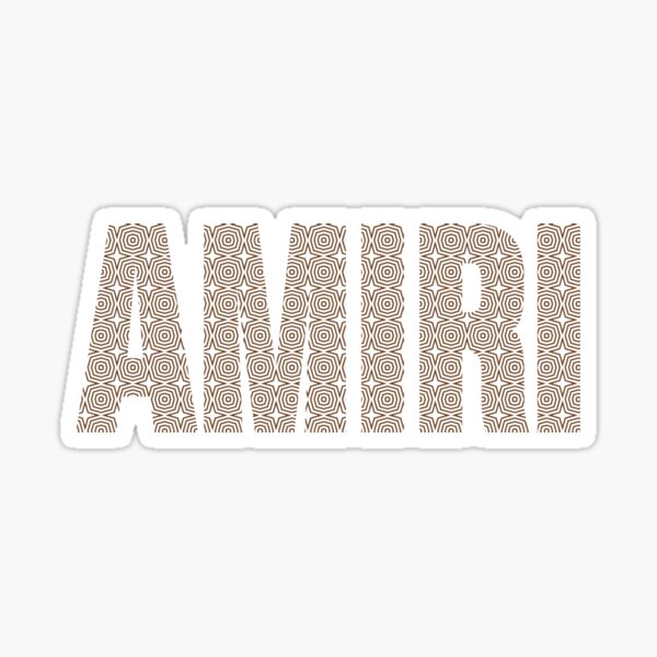 "Amiri Name Things Gift Vintage" Sticker for Sale by ideamake | Redbubble