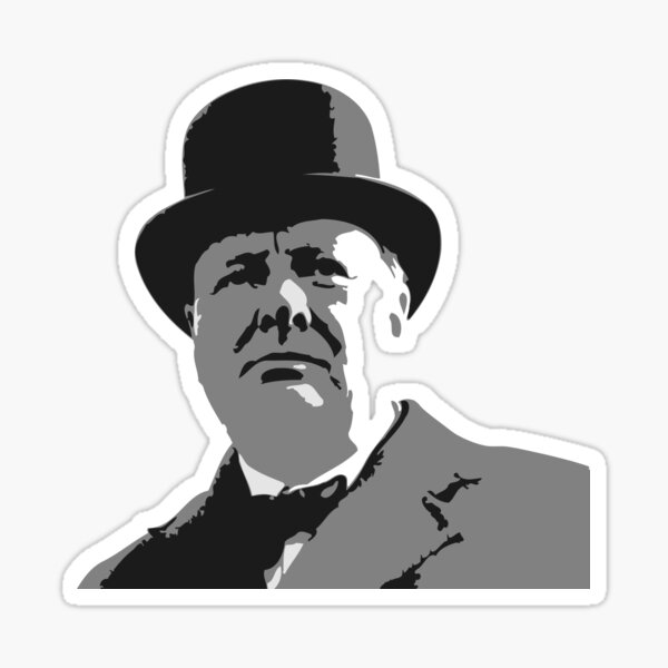 "Our Winston." Sticker for Sale by How67 | Redbubble