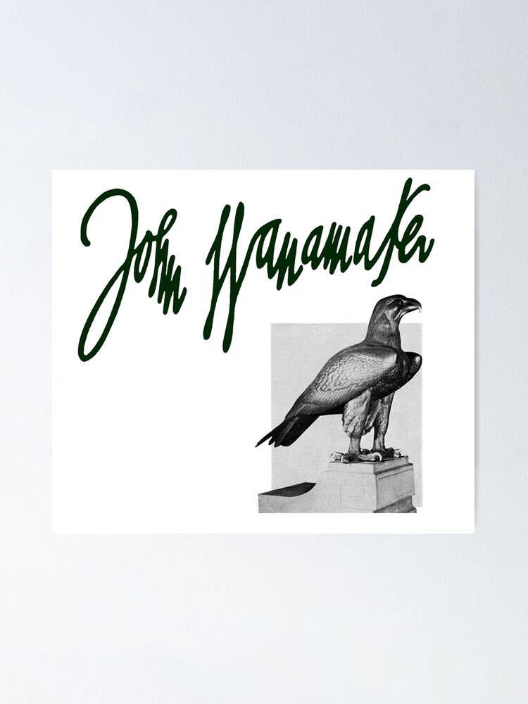 "John Wanamaker" Poster for Sale by RetroDepartment | Redbubble