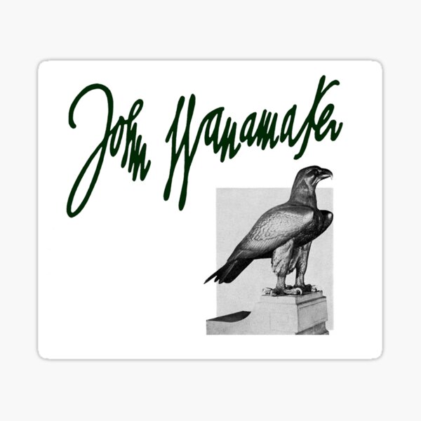 "John Wanamaker" Sticker for Sale by RetroDepartment | Redbubble