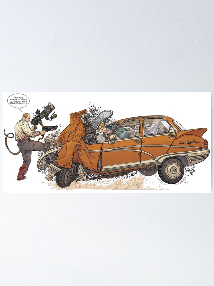 "hard boliled, geof darrow, frank miller, comic, tax collector, nixon ...