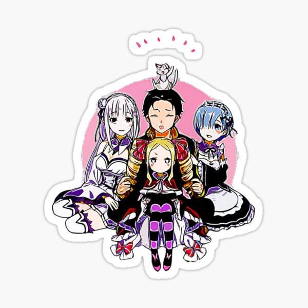 " Re Zero" Sticker for Sale by christinanbs976 | Redbubble