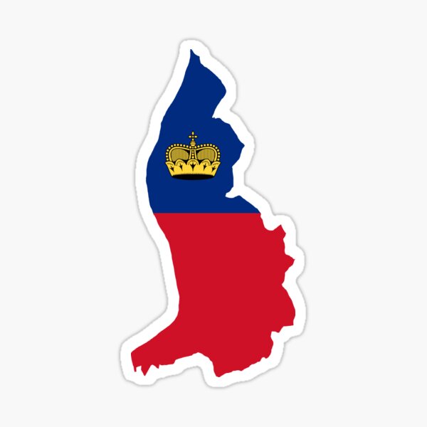 "Flag of Liechtenstein" Sticker by national-flags | Redbubble