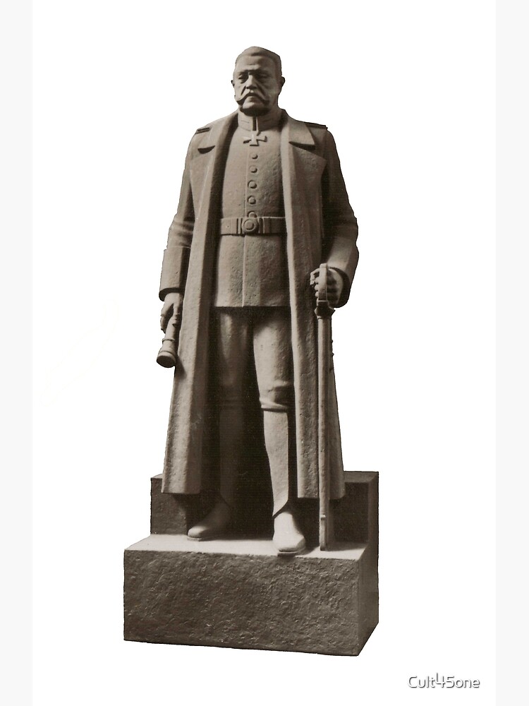 "Hindenburg inside the Tannenberg War Memorial, Battle of Tannenberg ...