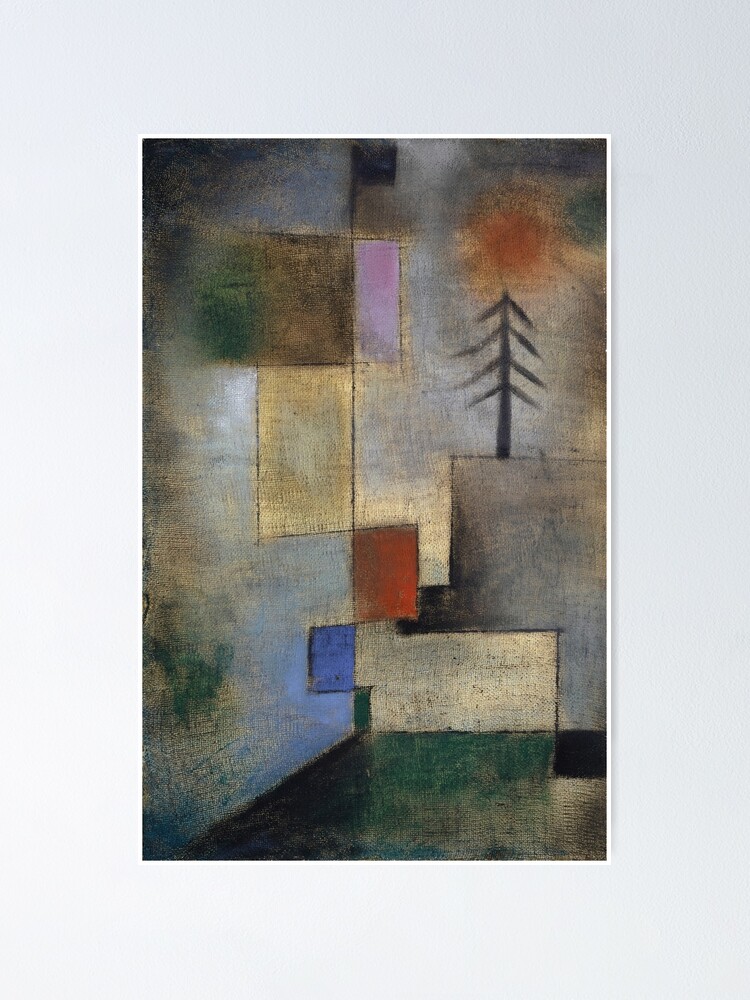 "Small Picture of Fir Trees by Paul Klee ( Abstract pattern ...