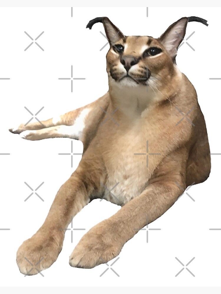 "Big Floppa" Poster for Sale by ALECIAM | Redbubble