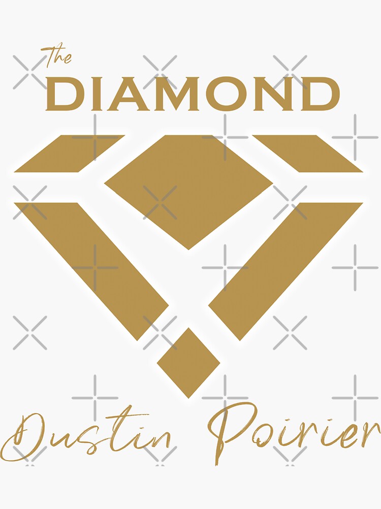 "Dustin The Diamond Poirier UFC" Sticker for Sale by DigitalInspired ...