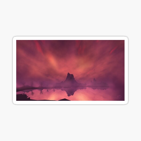 "Tsurumi mountain" Sticker for Sale by WingDinggg | Redbubble