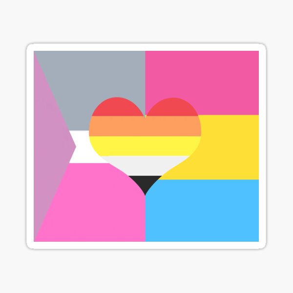 Coeosexual Pansexual Lithoromantic Akioromantic Pride Flag