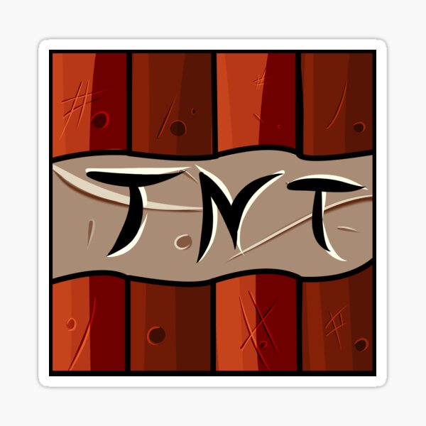 Tnt Minecraft Stickers | Redbubble