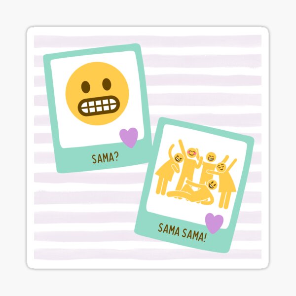 "Sama (Sama Sama)" Sticker for Sale by MollieMimosa | Redbubble