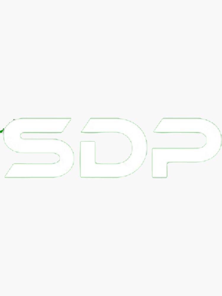 "Sdp" Sticker for Sale by NUTREE | Redbubble