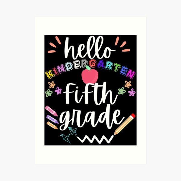 "hello fifth grade,hello 5th grade,back to school for students,back ...