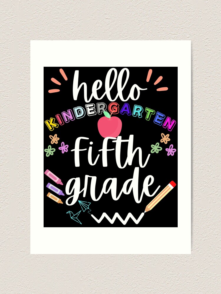 "hello fifth grade,hello 5th grade,back to school for students,back ...