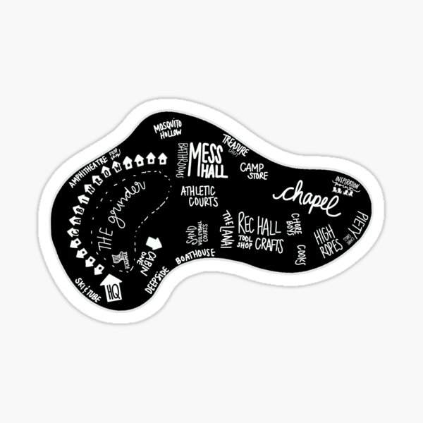 "Camp Onaway" Sticker for Sale by nancylynndesign | Redbubble