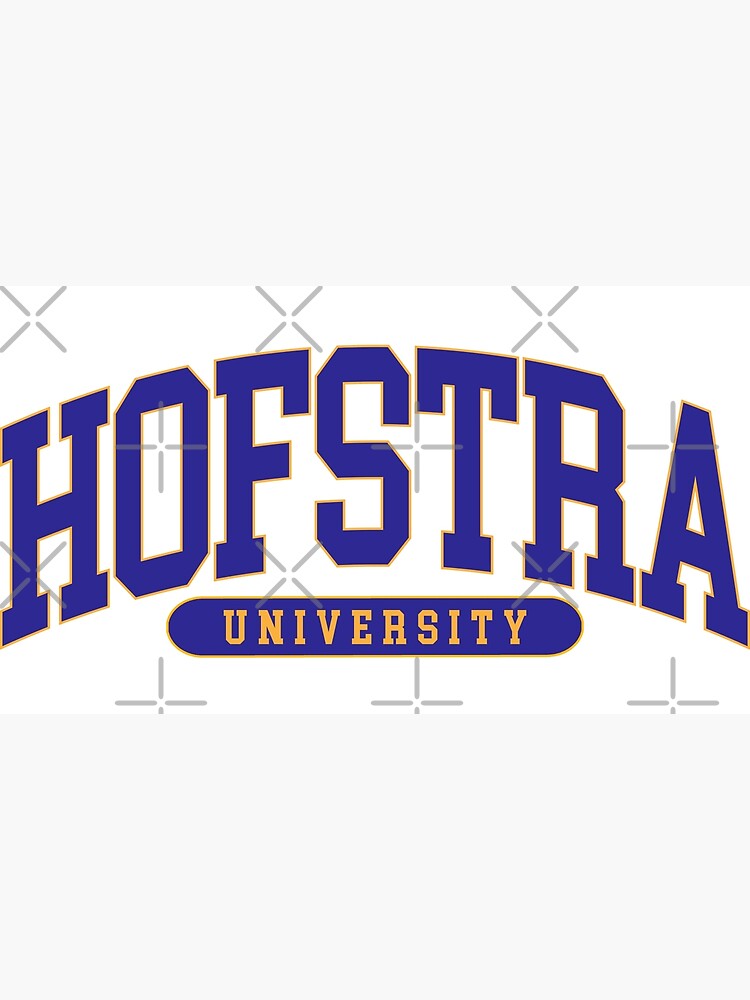 "hofstra - college font curved" Poster for Sale by scollegestuff ...