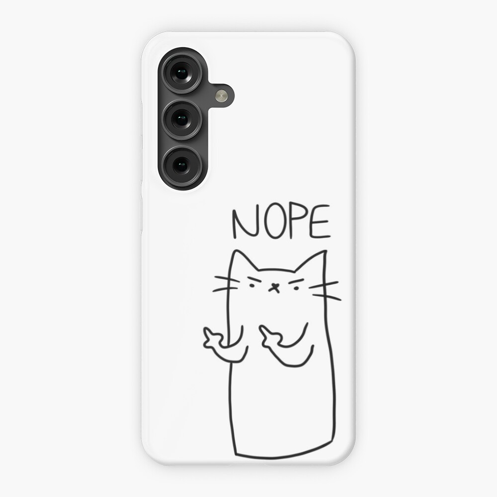 "middle finger cat" Sticker for Sale by Maliniak | Redbubble