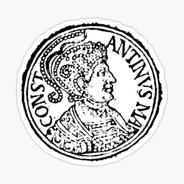 "Medieval Latin Icon (Constantine the Great)" Sticker for Sale by ...