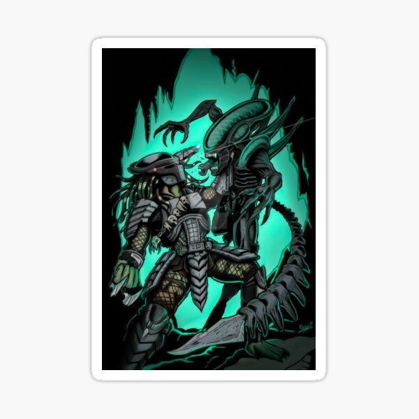 "Predator " Sticker for Sale by Rexun | Redbubble