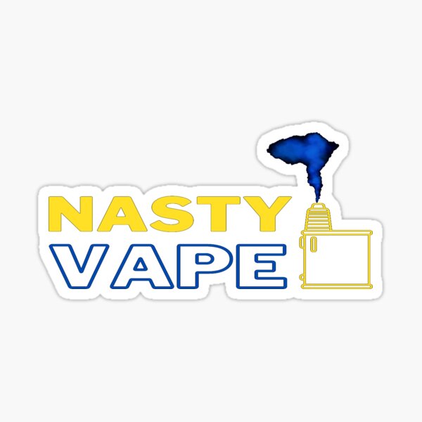 "NASTY VAPE" Sticker for Sale by BIRGADES | Redbubble