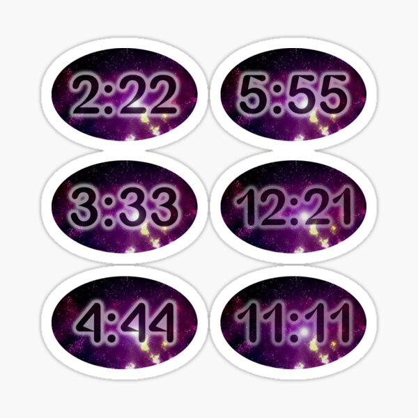 "ANGEL NUMBERS STICKER PACK" Sticker for Sale by YuliaAlexa | Redbubble