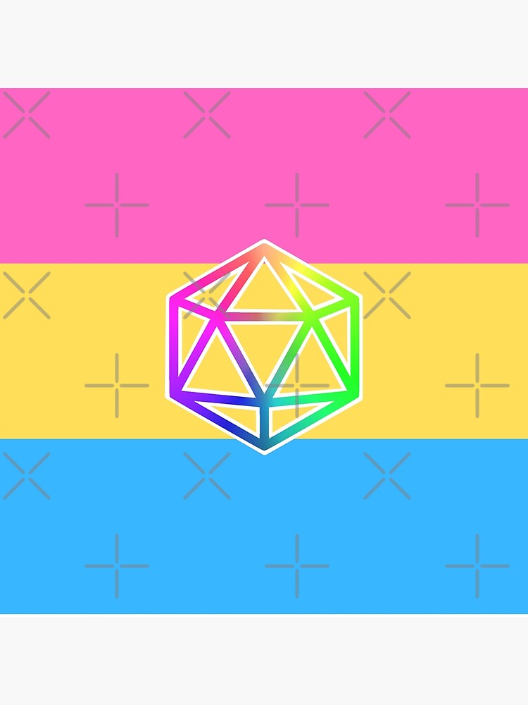 "Pan-Pride Line D20" Poster for Sale by FukuroYuki | Redbubble