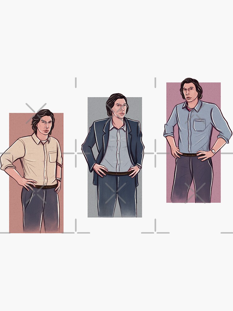 "Charlie Barber (Dad Pose) Illustration" Sticker for Sale by CndCrd ...