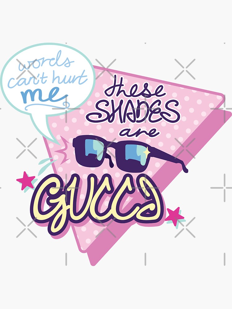 "Words Can't Hurt Me" Sticker by artskls | Redbubble