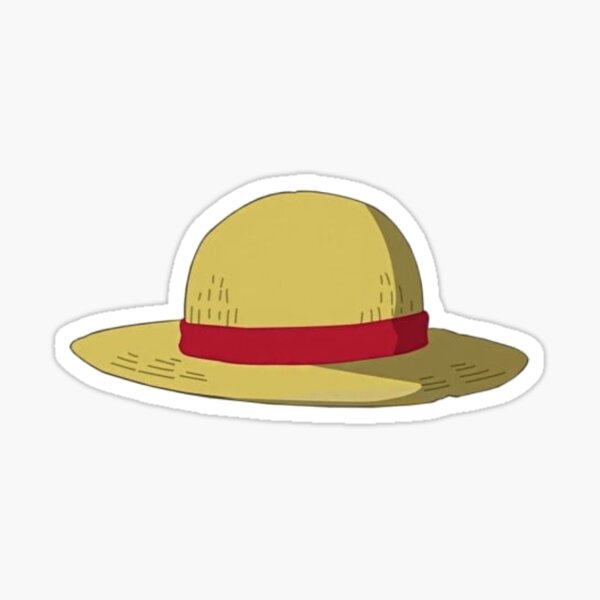 "One Piece Straw Hat" Sticker for Sale by frotis | Redbubble