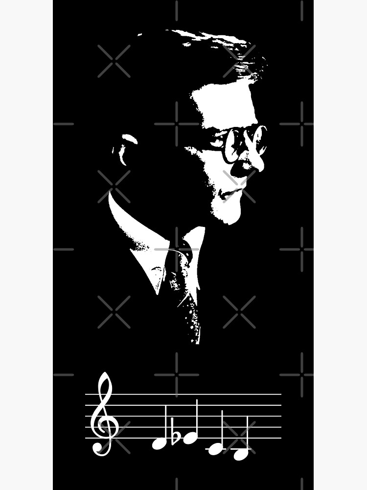 "Dmitri Shostakovich DSCH motif musical notes" Sticker for Sale by ...