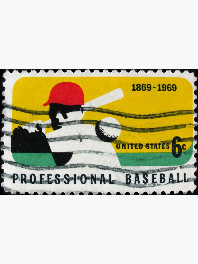 "Professional Baseball Postage Stamp " Sticker for Sale by 2AGoodHome ...