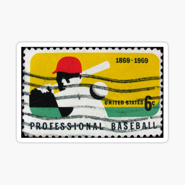 "Professional Baseball Postage Stamp " Sticker for Sale by 2AGoodHome ...