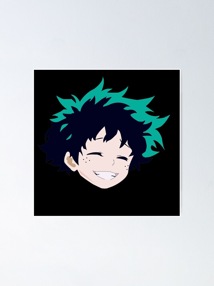 "deku head" Poster for Sale by shouto4 | Redbubble