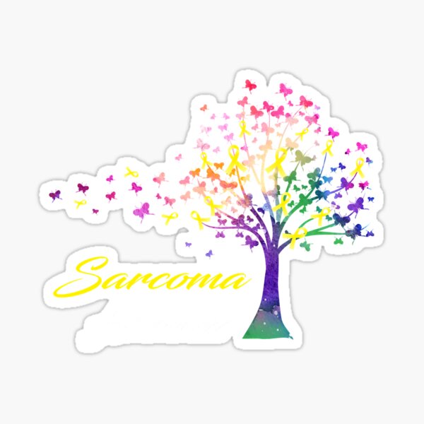 "Sarcoma Awareness Ribbon Tree" Sticker for Sale by HeeHyeon | Redbubble