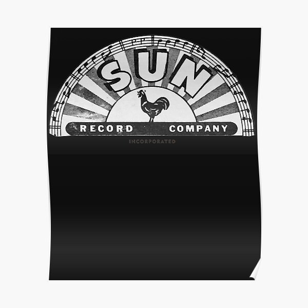 "Best selling sun records logo" Poster for Sale by LukeJones1 | Redbubble